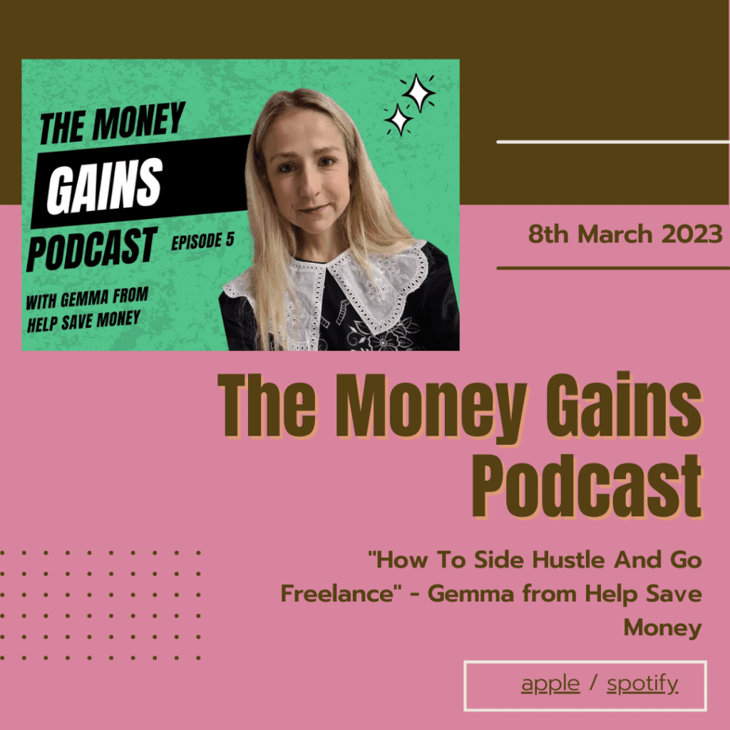 How To Side Hustle and Go Freelance Podcast - Help Save Money